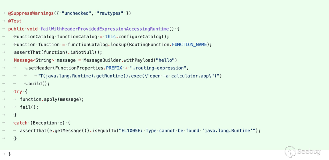 Spring Cloud Function SpEL 表达式注入