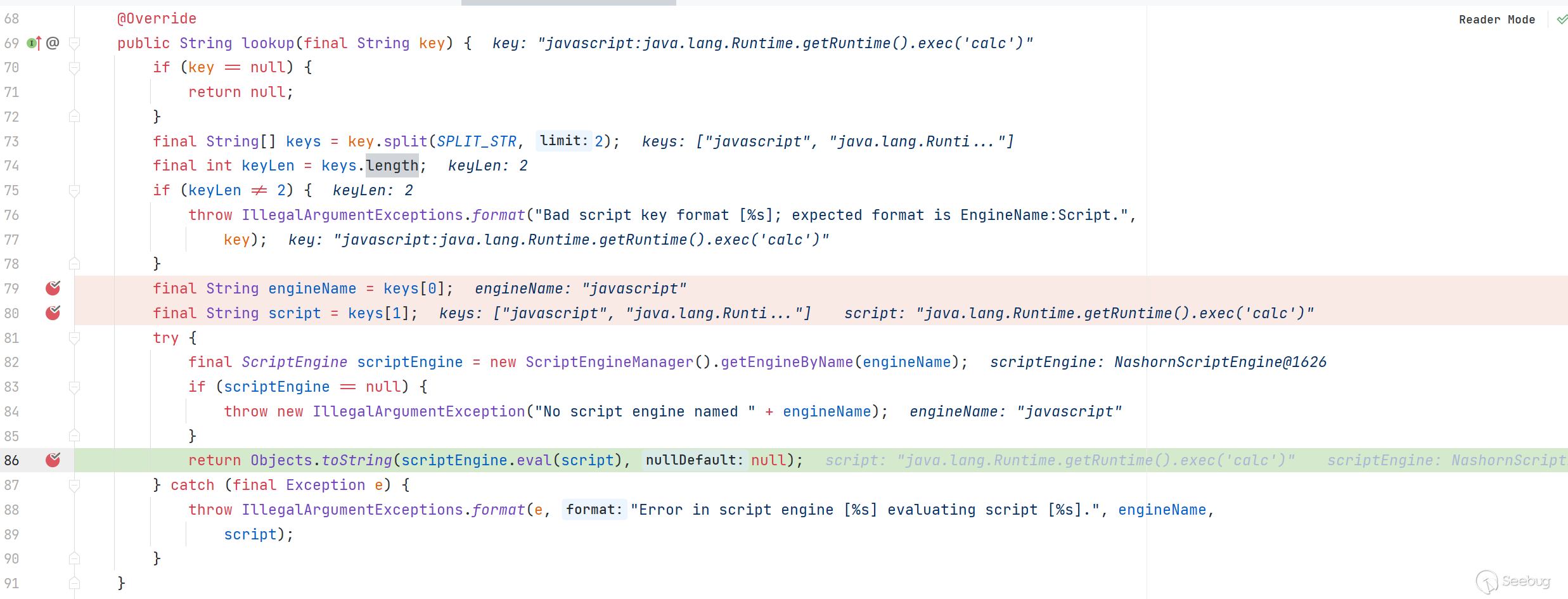 Apache Commons Text 远程命令执行 Cve 2022 42889